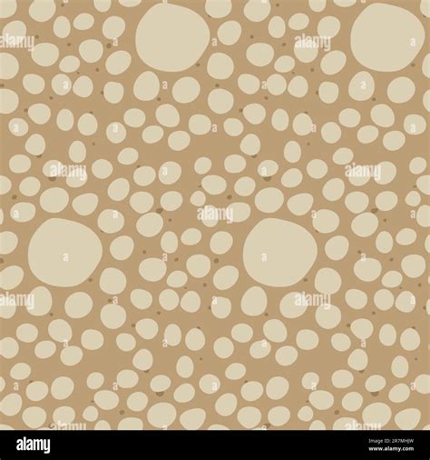 Random Brown Blobs In A Seamless Wallpaper Pattern Background Stock Vector Image And Art Alamy