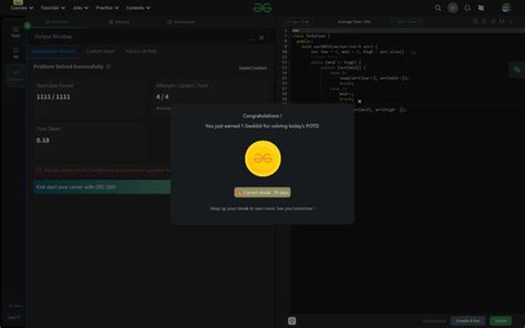 Problemsolving Gfg21 Cplusplus Gfg Geekstreak2024 Datastructuresandalgorithms