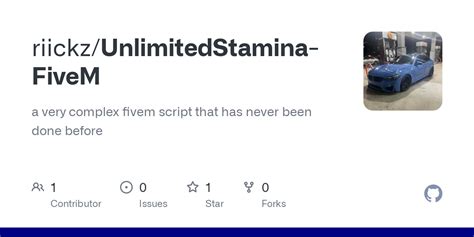 Github Riickz Unlimitedstamina Fivem A Very Complex Fivem Script That Has Never Been Done Before