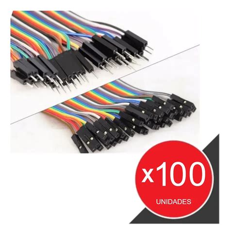 Pack 40 Cables Protoboard Macho Hembra 10cm Arduino Dupont Mebuscar Argentina