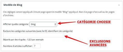 comment mieux utiliser le modèle blog dans le framework de thème