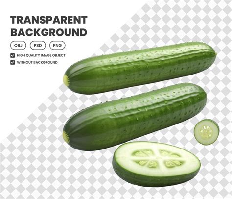 Cucumber Png Premium Ai Generated Psd
