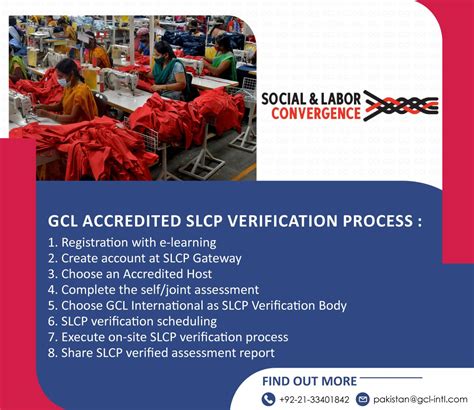 Gcl Accredited Slcp Verification Process 1 Registration With E Learning 2 Create An Account