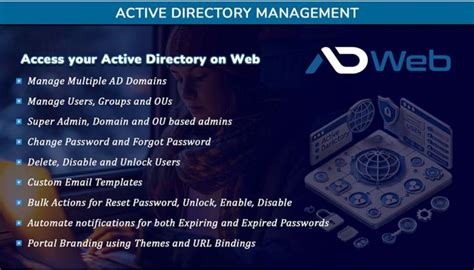Ad Web Active Directory Management