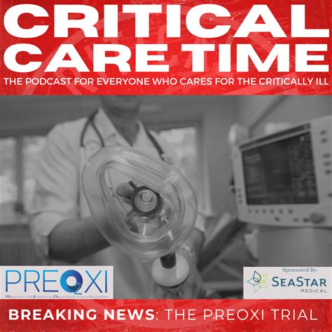 26 Breaking News Preoxi Study Published — Critical Care Time