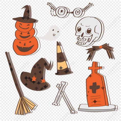 할로윈 유령 작은 요소 Png 일러스트 무료 다운로드 Lovepik
