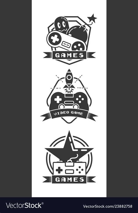 Video Game Design Royalty Free Vector Image Vectorstock