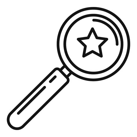 Premium Vector Seo Magnifier Icon Outline Seo Magnifier Vector Icon For Web Design Isolated On