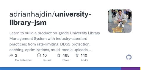 Issues · Adrianhajdinuniversity Library Jsm · Github
