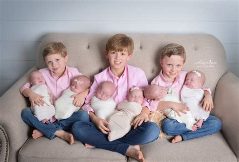 Six Blessings Albertvilles Waldrop Sextuplets Six Months Later