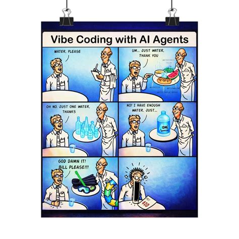 Vibe Coding Matte Vertical Posters Aesthetic Tech Art Minimal Code