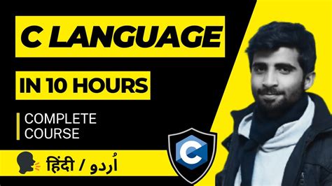 C Language Full Course In Hindi Urdu One Video Crash Course Youtube
