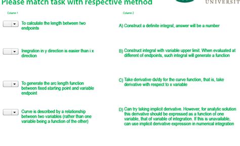 Solved Please Match Task With Respective Method UNIVERSIT Chegg Com