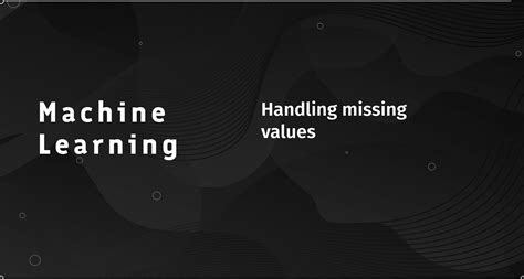 machine learning handling missing values by gerardo perrucci codex medium