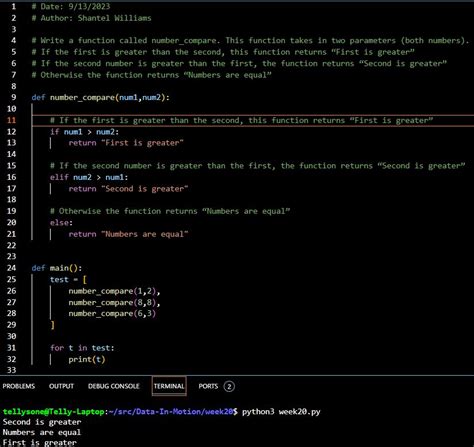 Shantel Williams On Linkedin Happy Hump Day Todays Python Practice