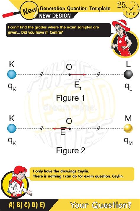 Physics Electromagnetic Field Next Generation Problems Stock Vector Illustration Of Modern