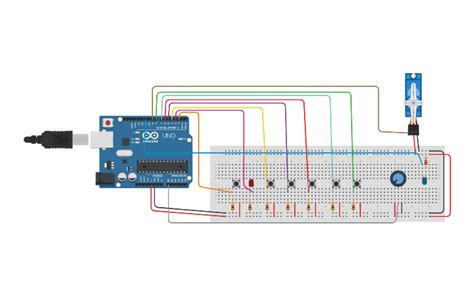 Circuit Design Pulsador Como Interruptor Tinkercad