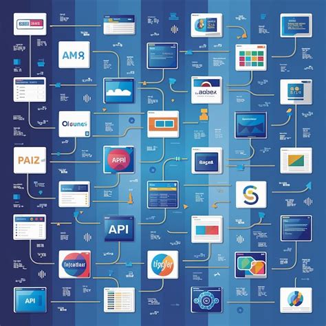 Abstract Technology Network Background Premium Ai Generated Image