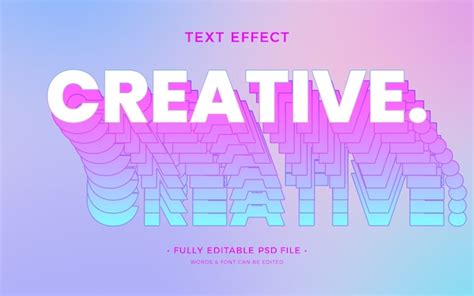 premium psd duplicate text effect