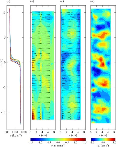 2 A Time Series Of Density Profiles During The Steady State Colour