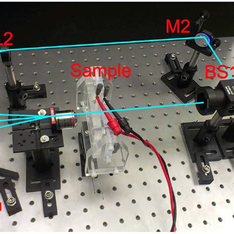 Photograph Of The Constructed Digital Holographic Microscope The Download Scientific Diagram
