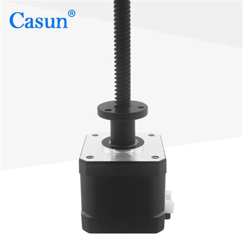 Nema 17 선형 스텝퍼 모터 스레드 로드 마이크로액추에이터 리드 스크루 Tr8 외부 선형