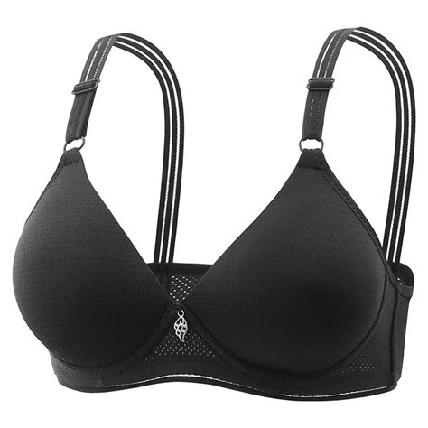 Jgtdbpo Wirefree Bras For Women Soft Push Up Seamless Comfort Bra With