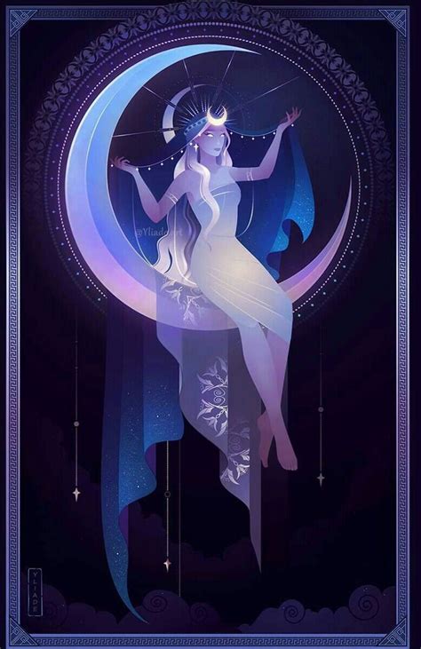 12 E Shrine For Selene Ideas Selene Greek Mythology Mythology Art