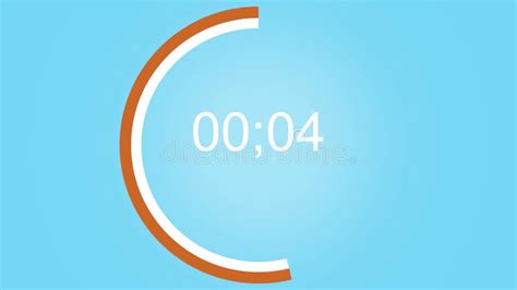 Countdown One Minute Animation From 60 To 0 Seconds Animation Stock Footage Video Of Digital