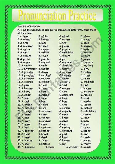 English Exercises Phonetics Practice Practice Makes Perfect Basic
