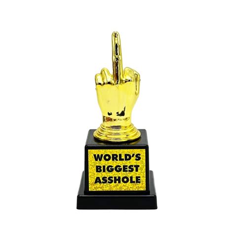 Worlds Biggest Asshole Trophy Retrofestive Ca