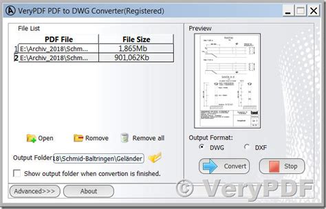 How To Convert From Pdf To Dwg Or Dxf Files Verypdf Knowledge Base