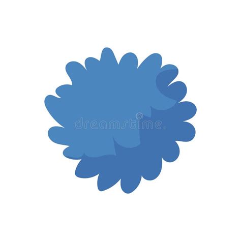 Pompon Or Furry Balls Icon Stock Vector Illustration Of Fluffy