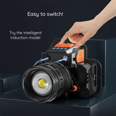 Lanterna Led Frontala De Cap Extralight Professional Waterproof 3