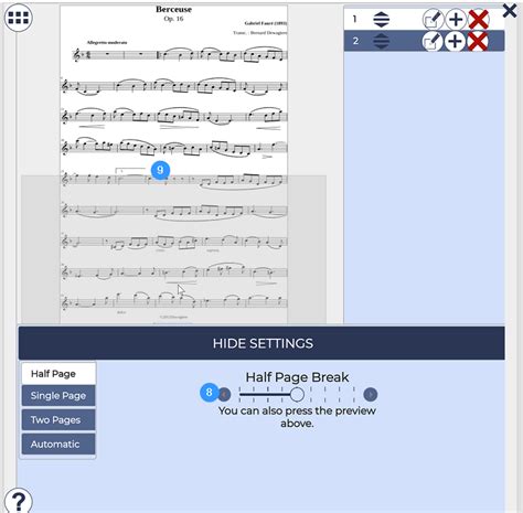 File Page Settings Half Page Png MusicReader Manual