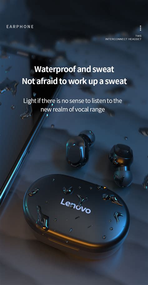 Lenovo Thinkplus XT91 Bluetooth Earphones TWS Wireless Earphones Noise Reduction Touch Control