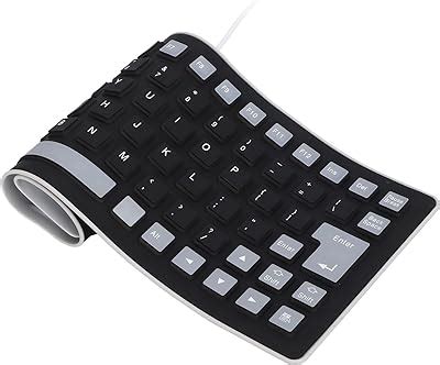 Amazon Com Sungwoo Foldable Silicone Keyboard Usb Wired Waterproof Rollup Keyboard For Pc