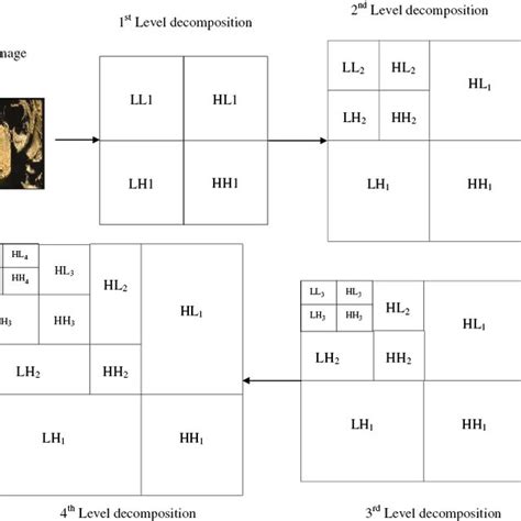 four level discrete wavelet transforms download scientific diagram