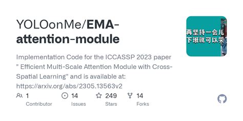 Github Yoloonmeema Attention Module Implementation Code For The Iccassp 2023 Paper
