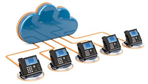 Voip Communication Concept 3d Rendering Cabling Solutions