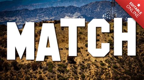 Match Text Effect Generator