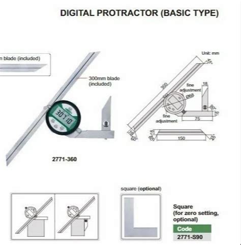 Stainless Steel Digital Bevel Protractor At ₹ 13198piece In Ahmedabad Id 2856367371962