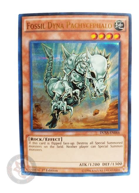 Yugi Oh Fossil Dyna Pachycephalo Dusa En066 Ultra Mercado Libre