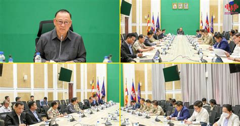 ឯកឧត្តមសន្តិបណ្ឌិត ម៉ៅ ច័ន្ទតារា ដឹកនាំកិច្ចប្រជុំរបស់ក្រុមពិភាក្សា ដើម្បីត្រៀមការងារពិភាក្សា