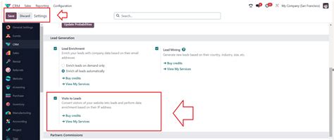 How To Create Visits To Lead Rule In Odoo 17 Crm