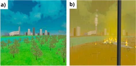 Screenshots From The Simulation Showing The Environment A Without Download Scientific