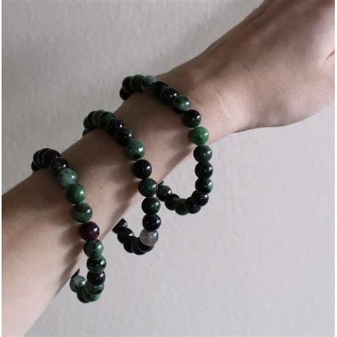 Ruby Zoisite Bracelet Inspire Uplift