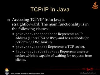 Networking In Java Pptx Computer Networking Computing