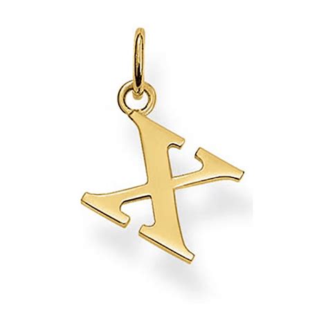 Thomas Sabo Gold Plated X Pendant Pe611 413 12x Francis And Gaye Jewellers