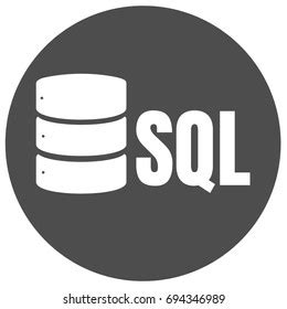 Ilustrasi Stok Sql Database Icon Logo Design Ui Shutterstock